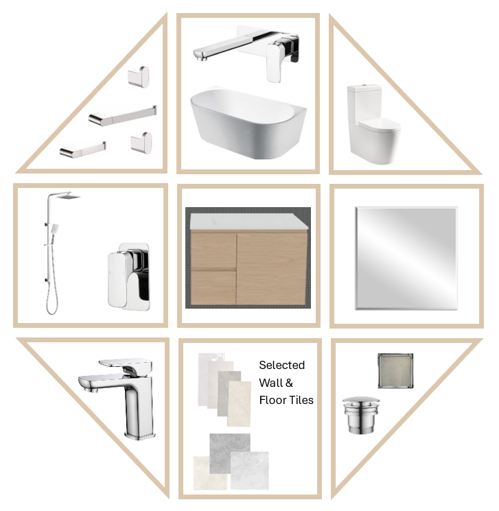 Rose Bathroom Package With Tiles – Austile Ceramics